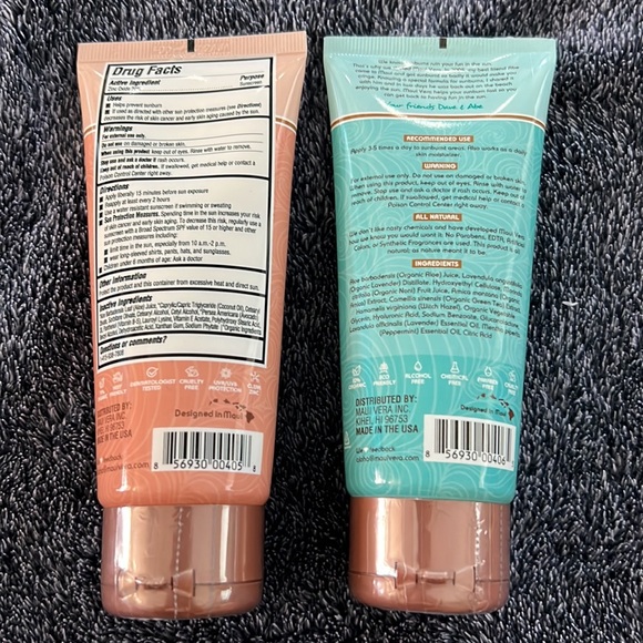 Skincare | New Maui Vera Mineral Sunscreen And Sunburn Aftersun Gel ...